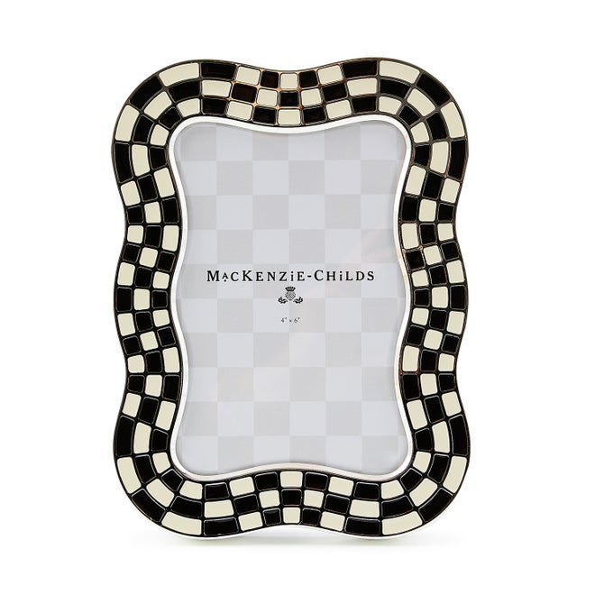Wavy Check Silver Plated 4"x 6" Frame – Joyner Design Group